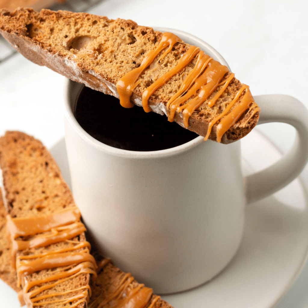 Homemade Caramel Apple Biscotti Recipe - Midwest Modern Momma