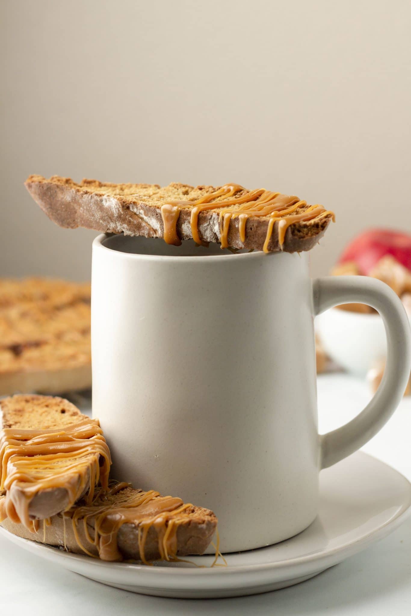 Homemade Caramel Apple Biscotti Recipe - Midwest Modern Momma
