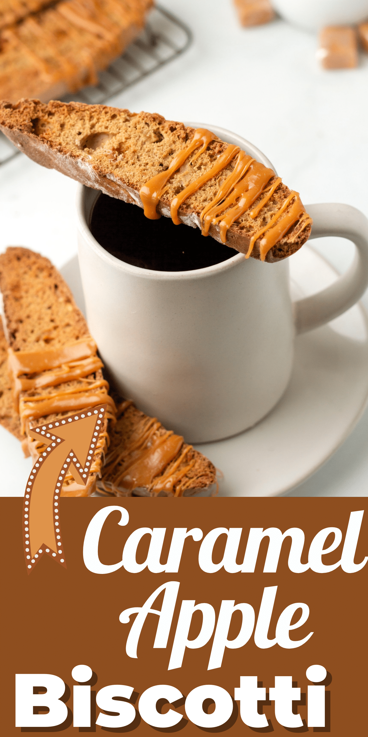 Homemade Caramel Apple Biscotti Recipe - Midwest Modern Momma