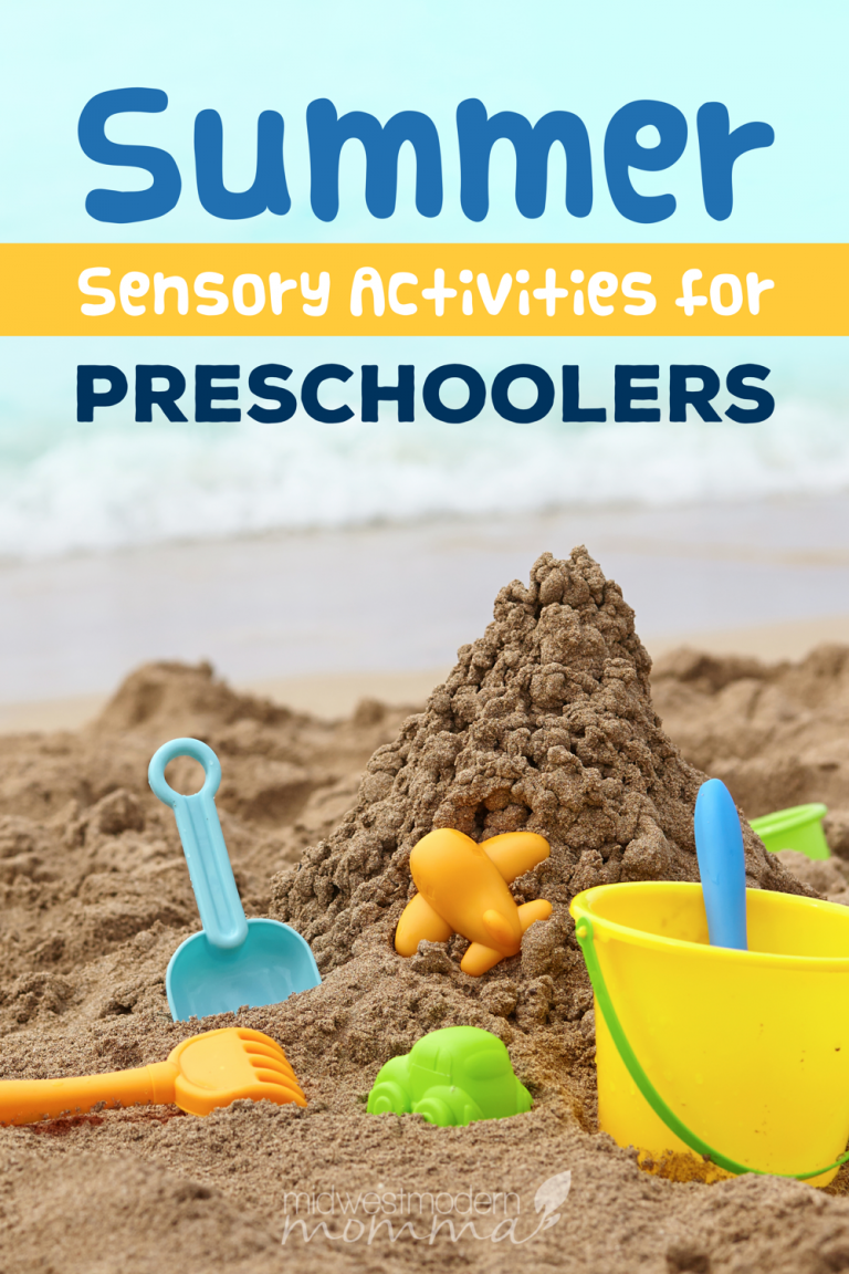 Summer Sensory Activities For Preschoolers - Midwest Modern Momma