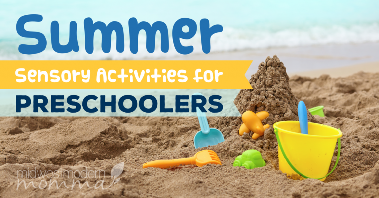 Summer Sensory Activities For Preschoolers - Midwest Modern Momma