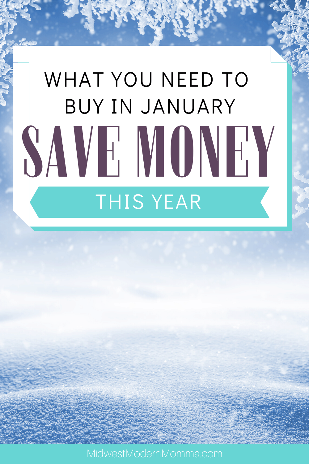 Cool Things To Buy In January To Save Money | Midwest Modern Momma