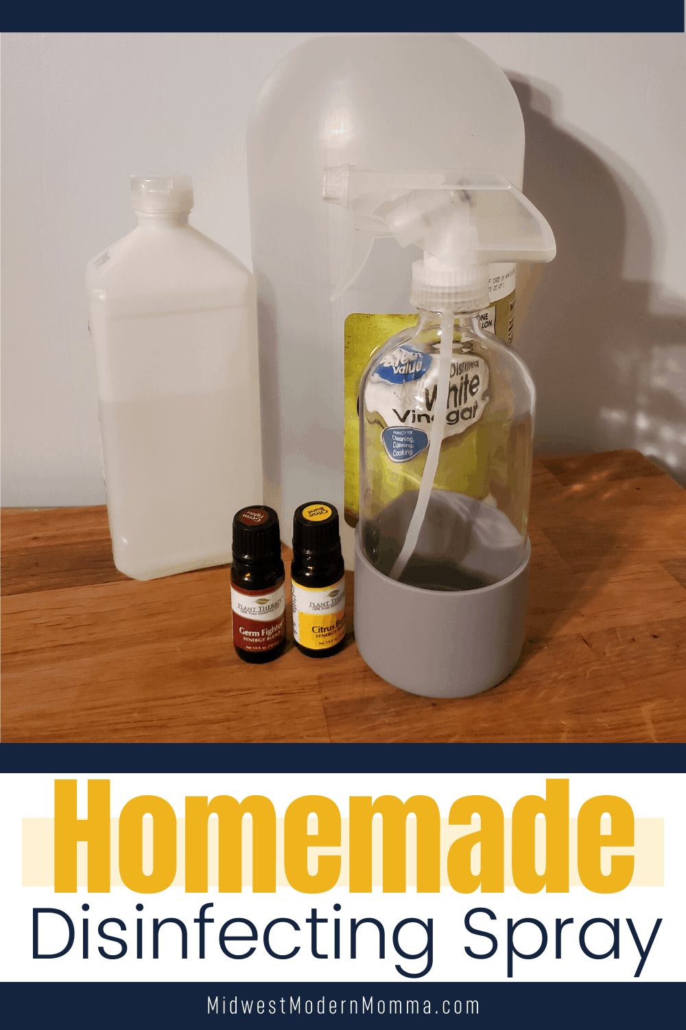 Easy DIY Disinfecting Spray - Midwest Modern Momma